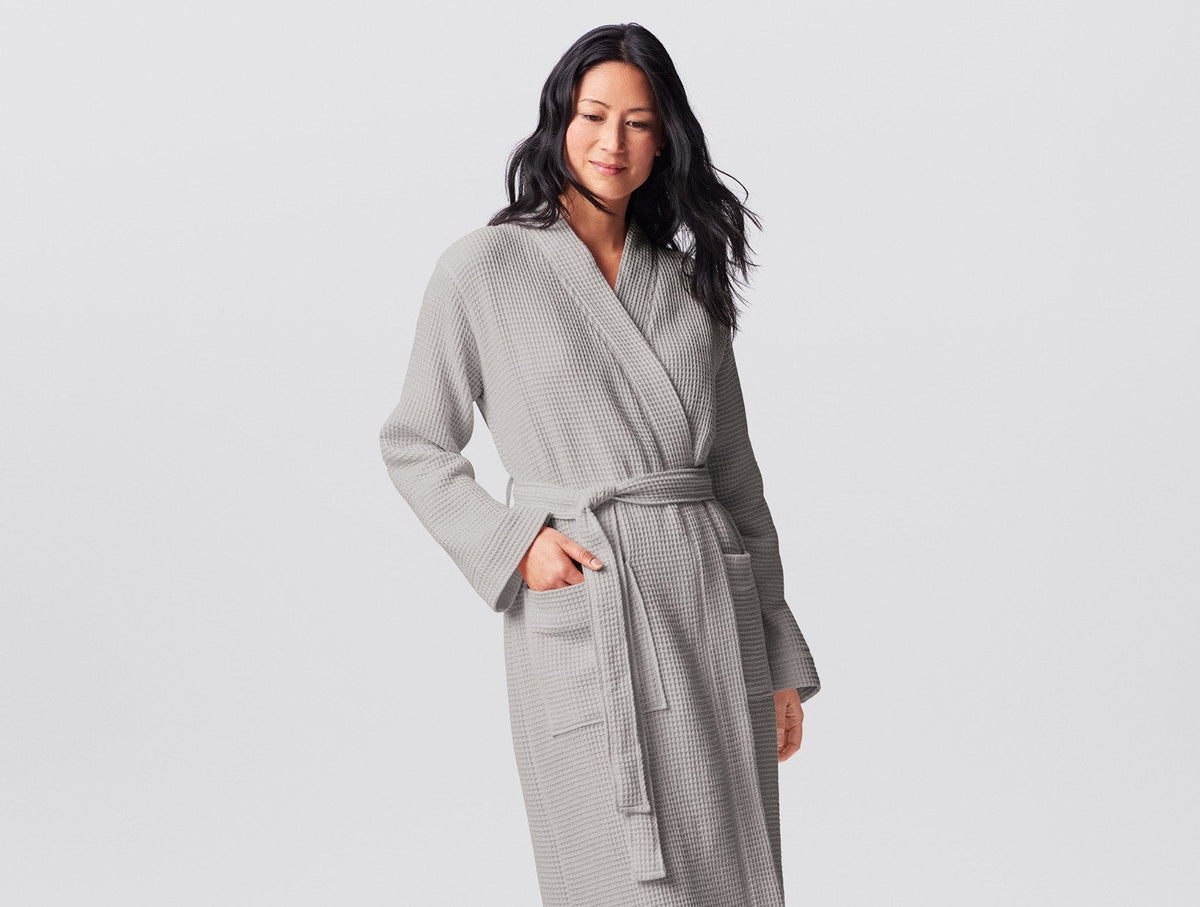 Unisex Organic Waffle Robe